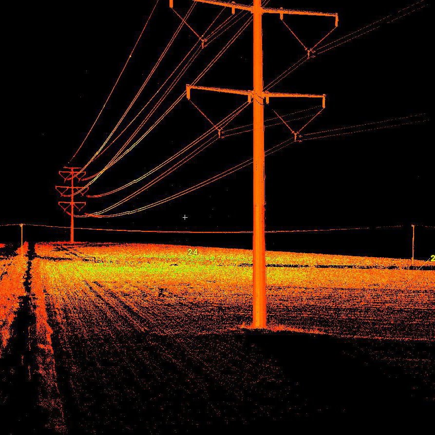 Power Line Scanning, California | Diamond Land Surveying